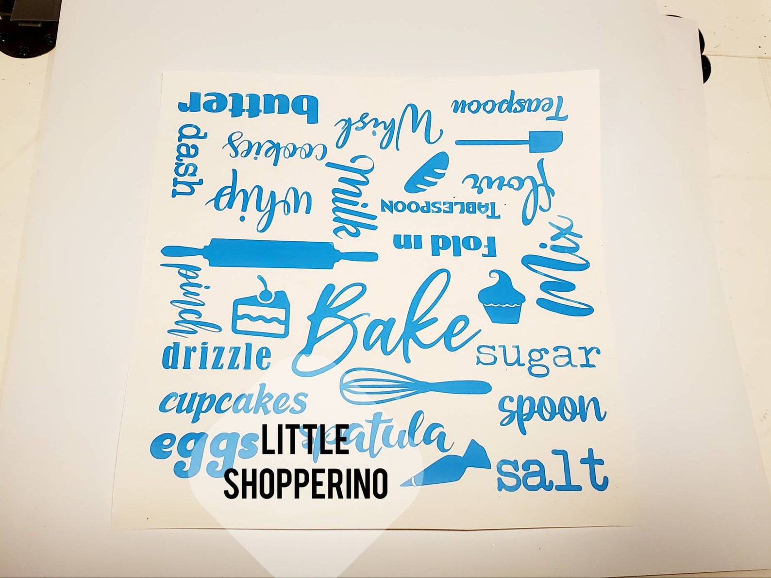 Baking Decal, Mixer Decal, Sticker Bakers Decal, Custom Decal, Cupcake ...