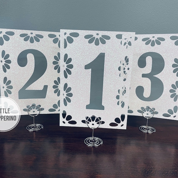 Papel Picado Table Numbers - Etsy