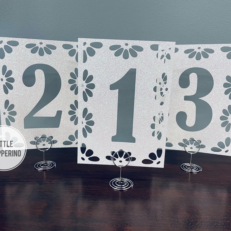 Spanish Table Number - Etsy