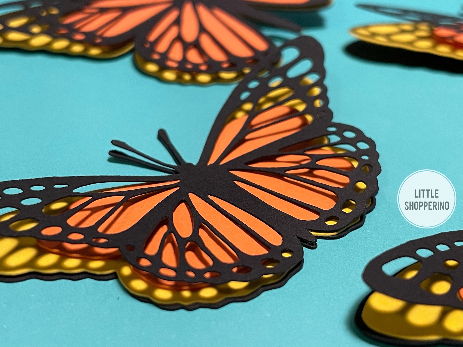 3D Butterfly Cutouts, Paper Butterfly, Butterfly Decorations, Mariposas ...