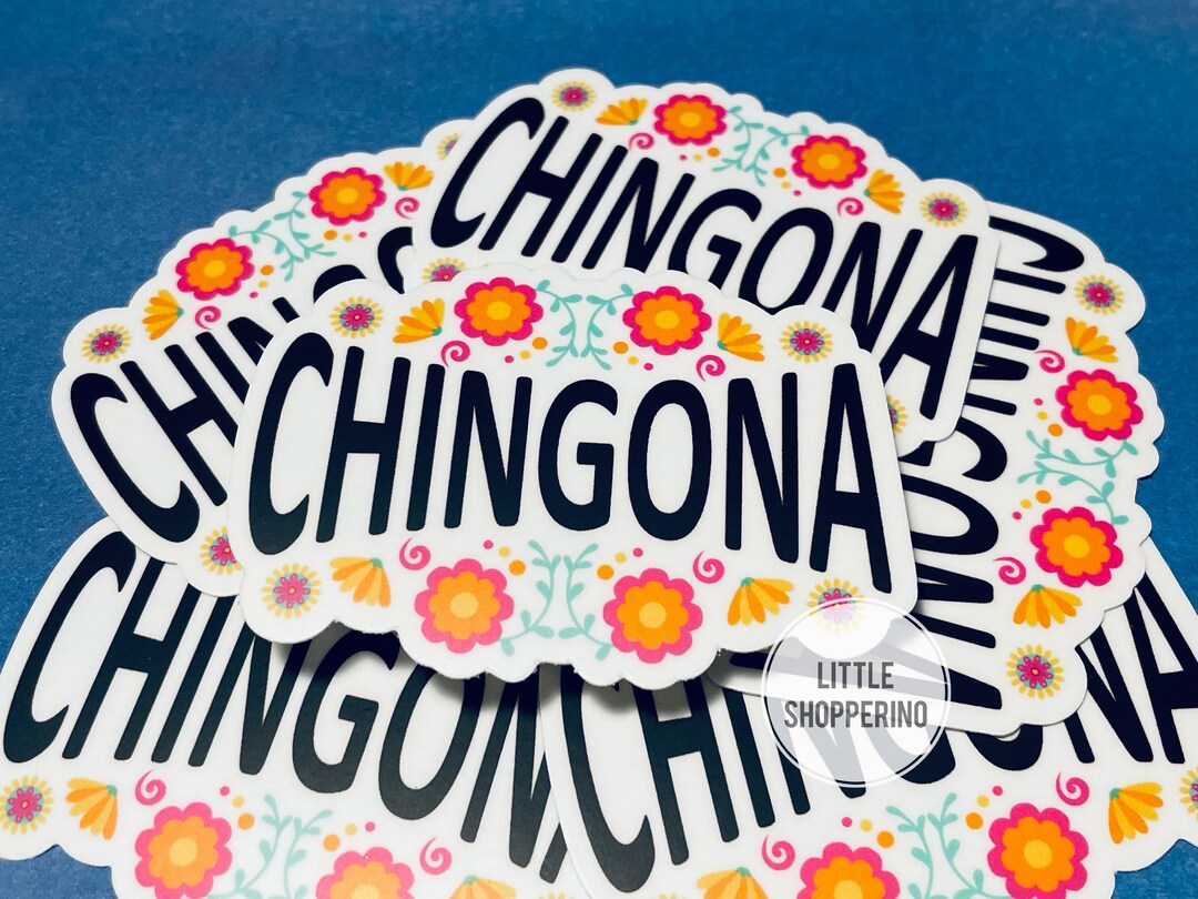 Chingona Sticker, Latina Sticker, Embroidery Sticker, Spanish Sticker ...