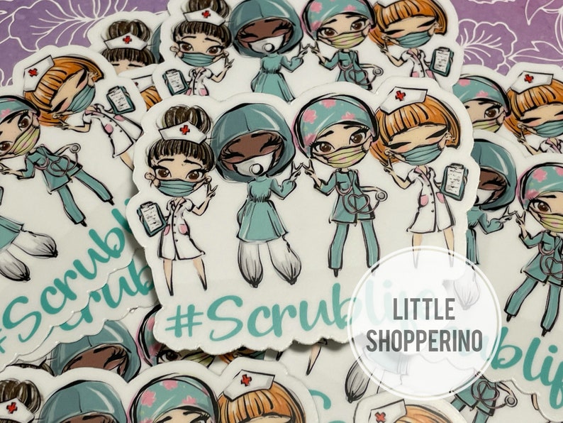 Scrub Life Sticker Healthcare Sticker Medical Theme Sticker - Etsy