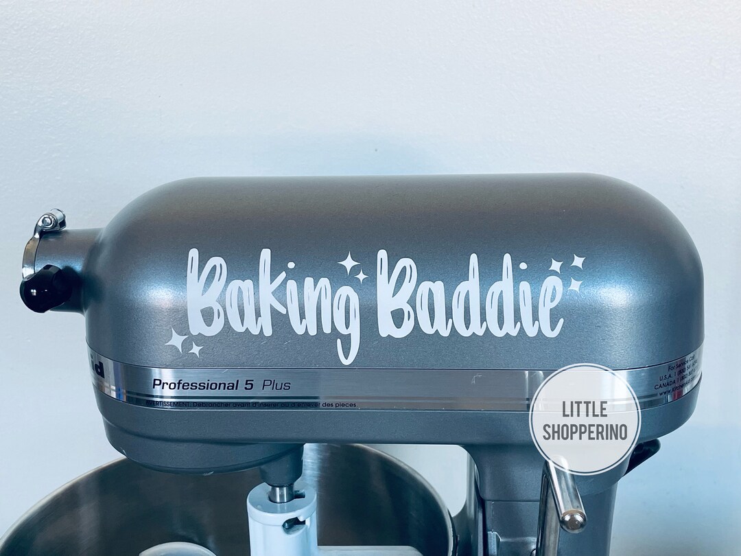 Baking Baddie Decal, Kitchen Mixer Decal, Baking Decal, Dark Humor ...