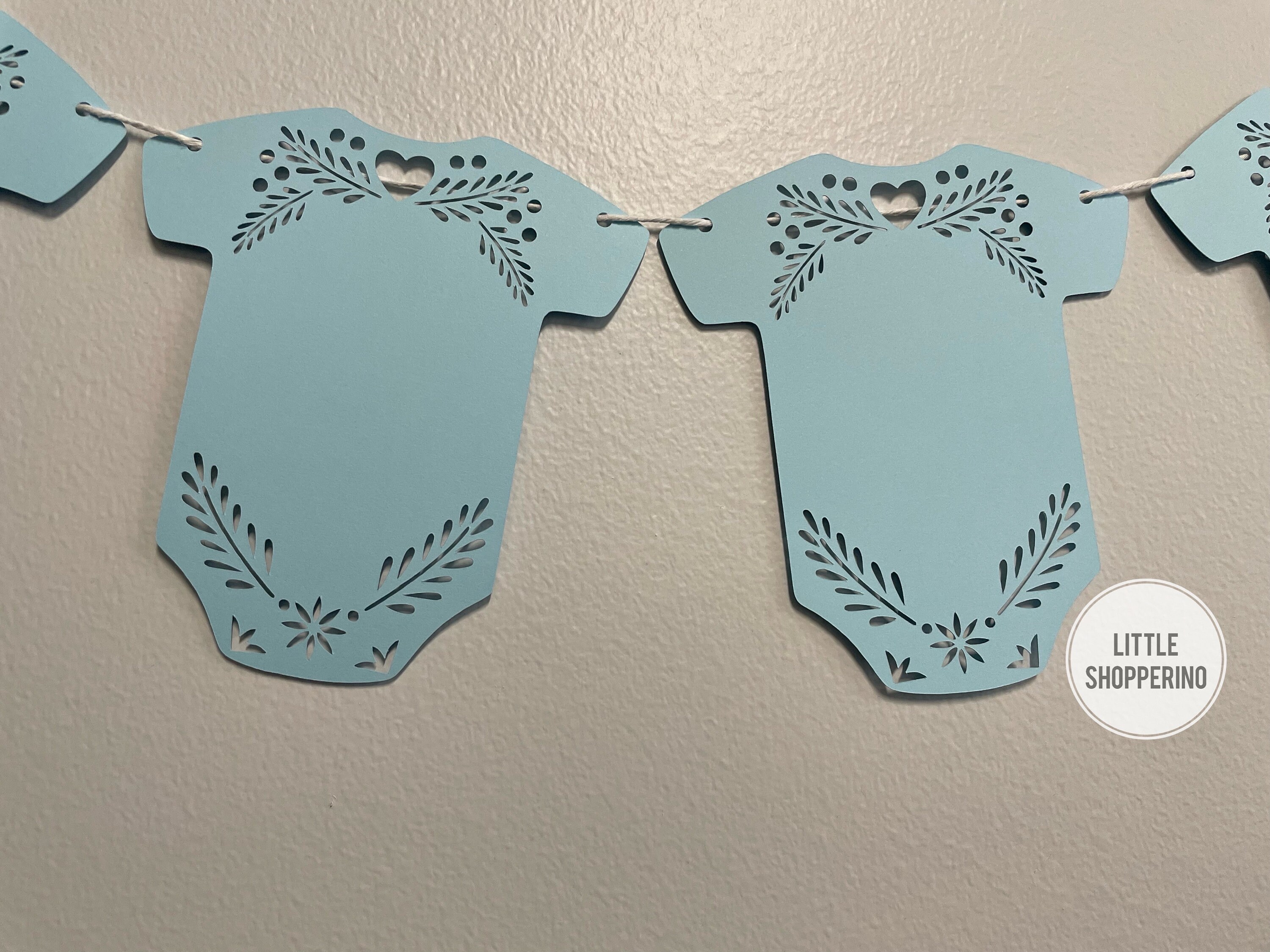 Baby Onesie Banner, Papel Picado Onesie Banner, Bebe Decoration Banner ...