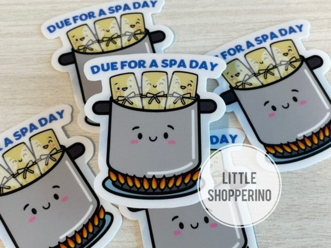 Due for a Spa Day Sticker Tamales Sticker Mexican Bread - Etsy