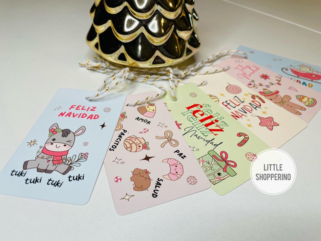 Pan Dulce Gift Tags, Mexican Gift Tags, Conchas Gift Tag, Spanish ...