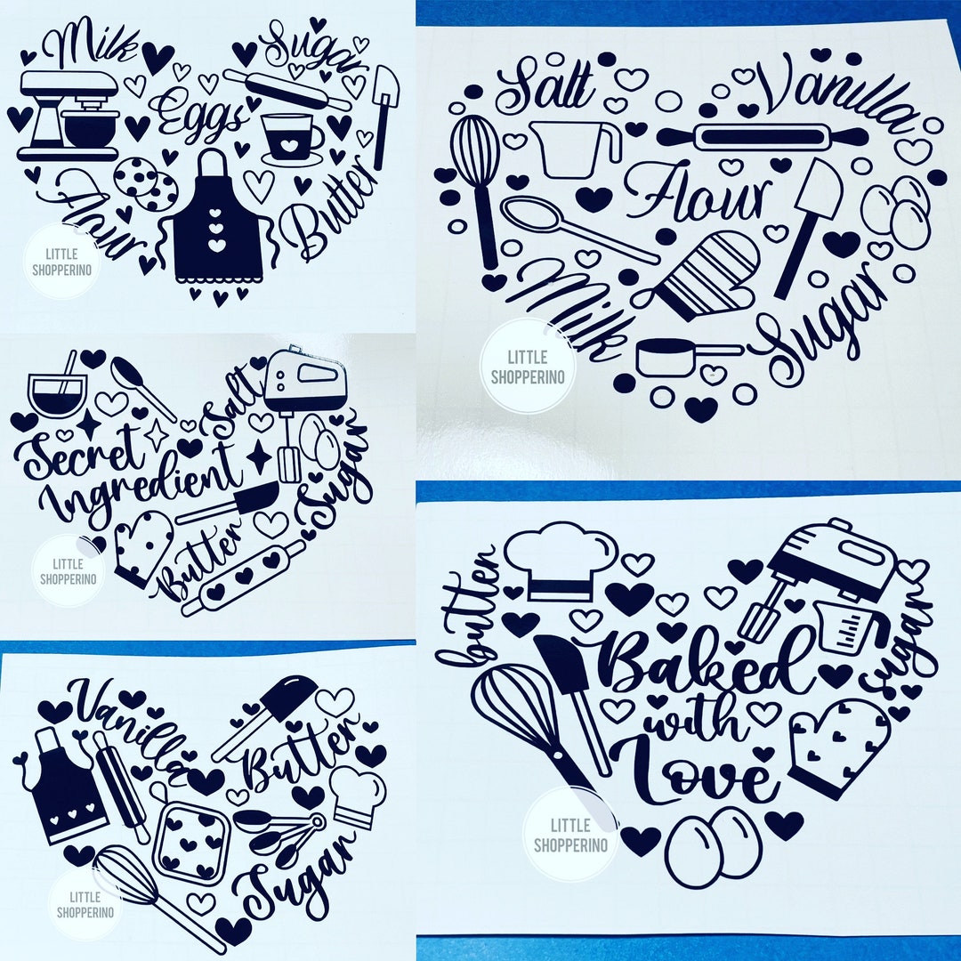 Baking Decal, Mixer Decal, Sticker Bakers Decal, Custom Decal, Cupcake ...