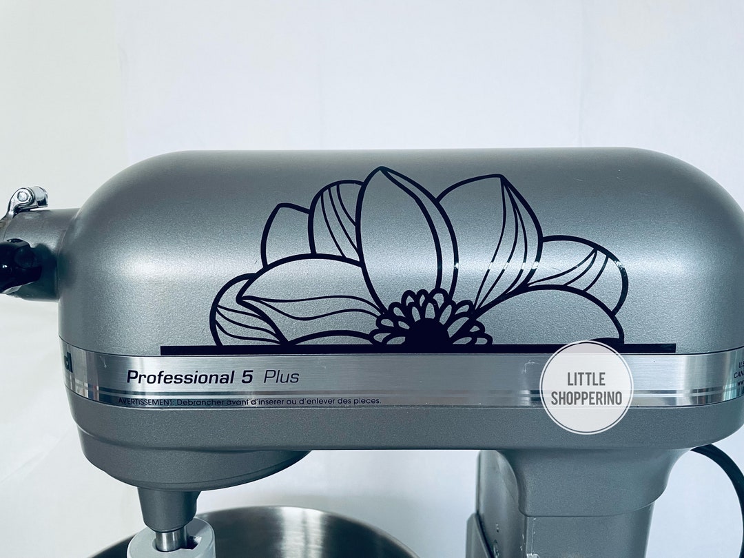 Flower Decal, Mixer Decal, Spring Bakers Decal, Pretty Decal, Floral Decals, Custom Decal ...