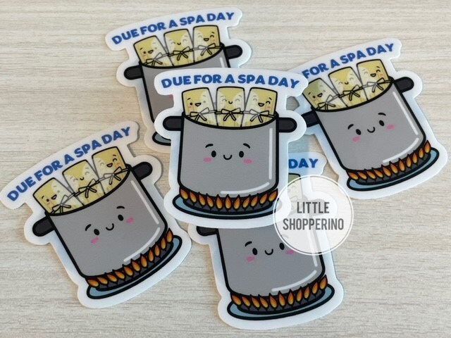 Due for a Spa Day Sticker Tamales Sticker Mexican Bread - Etsy