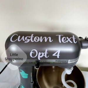Create Your Own Custom Decal Personalized Kitchen Mixer Decal | Etsy