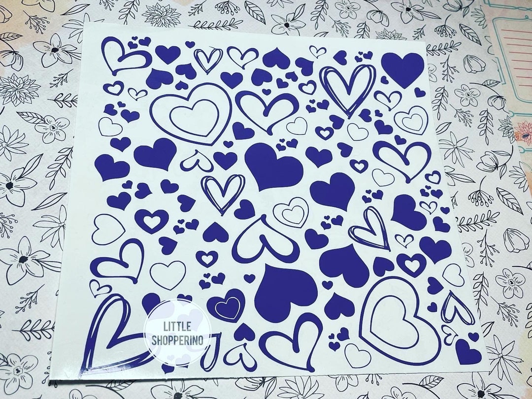 Heart Decal, Corazon Decals, Mixer Decal, Decorative Decal, Custom ...