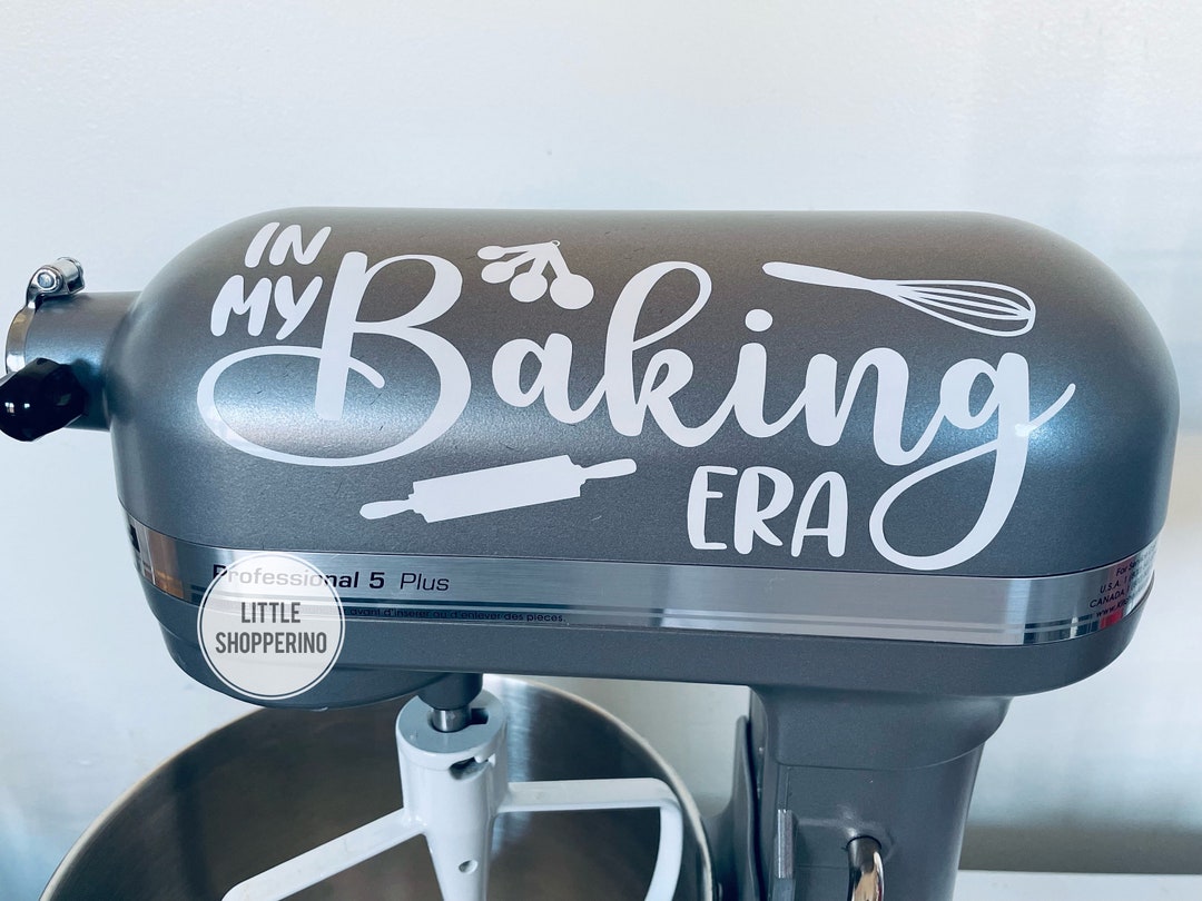 In My Baking Era Decal, Kitchen Mixer Decal, Baking Decal, Dark Humor ...