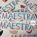 Maestra Sticker, School Sticker, Vinyl Sticker, Waterproof Sticker ...