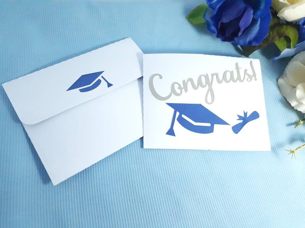 SVG Pop up Graduation Card Class of 2021 Template 3D Paper - Etsy