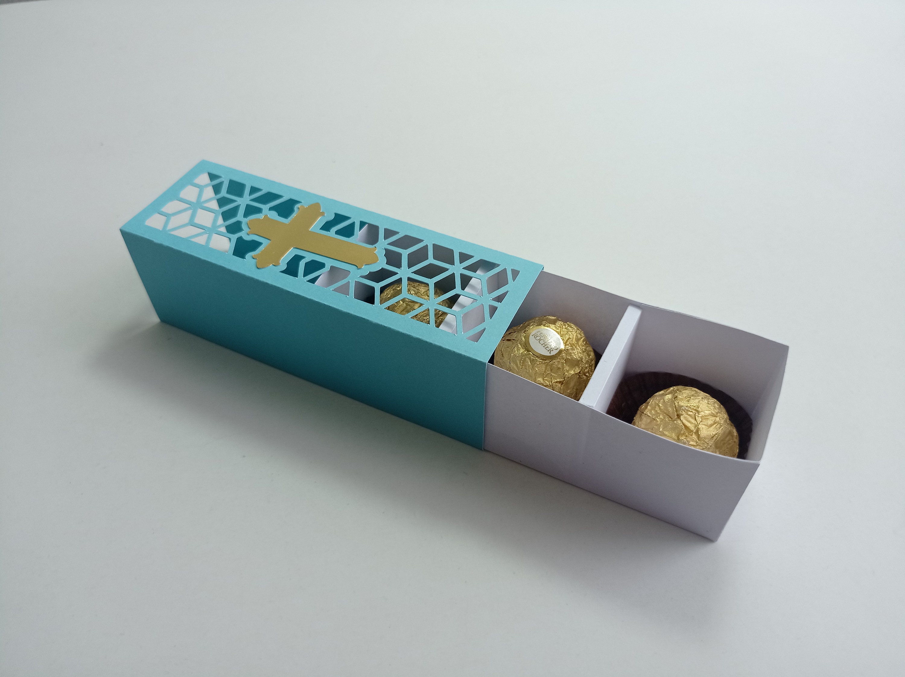 SVG Cut File Chocolate Gift Box Cross SVG 3 Candy Holder Cut - Etsy