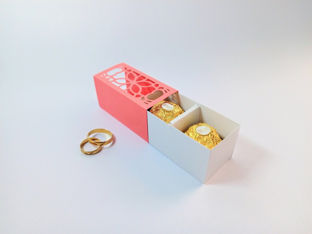 SVG Wedding Chocolate Gift Box Mini Candy Box Svg Cut Files Candy Holder | Cricut Maker Explore ...