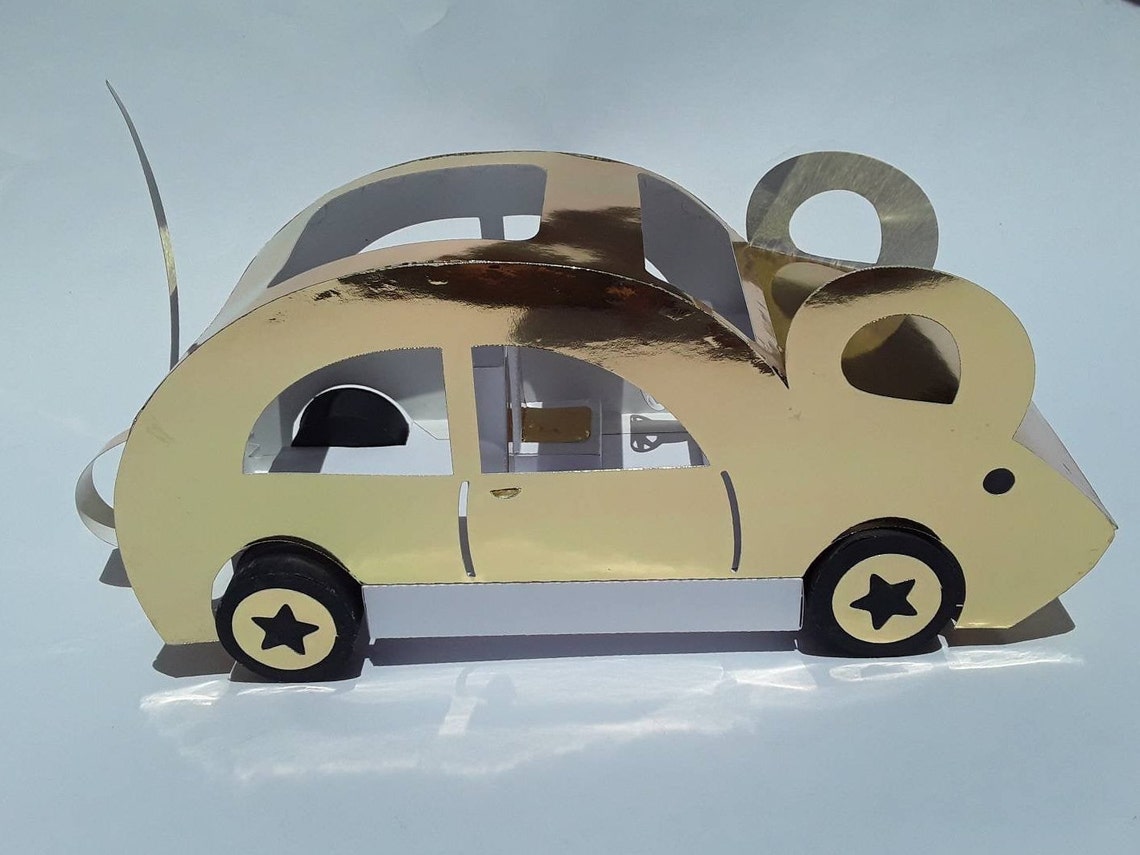 3d Car Model DIY 3D Car Svg Car Digital Template - Etsy