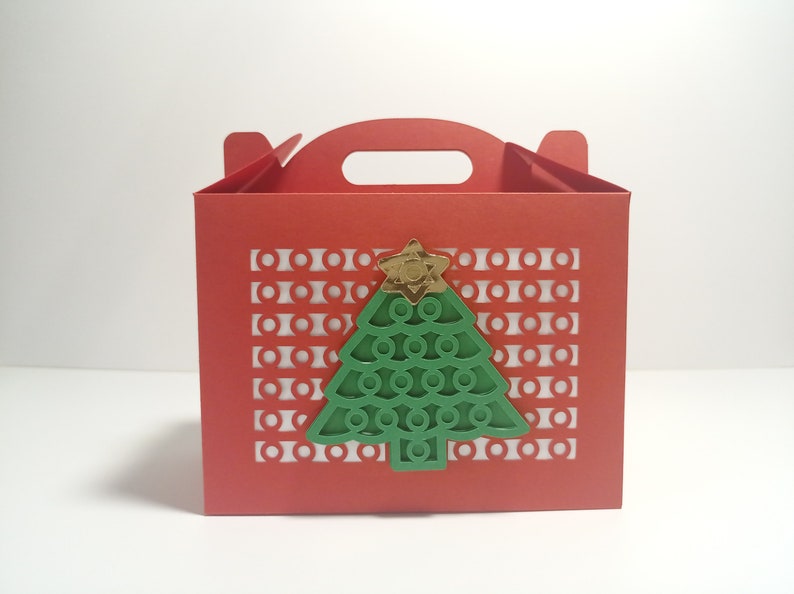 SVG Gable Favor Box Christmas Tree Pop up Box Svg Cut Files - Etsy