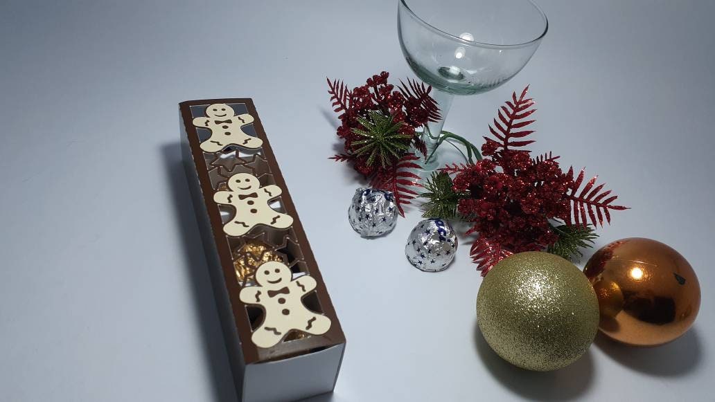 SVG Gingerbread Man Chocolate Gift Box Svg Cut Files Candy - Etsy