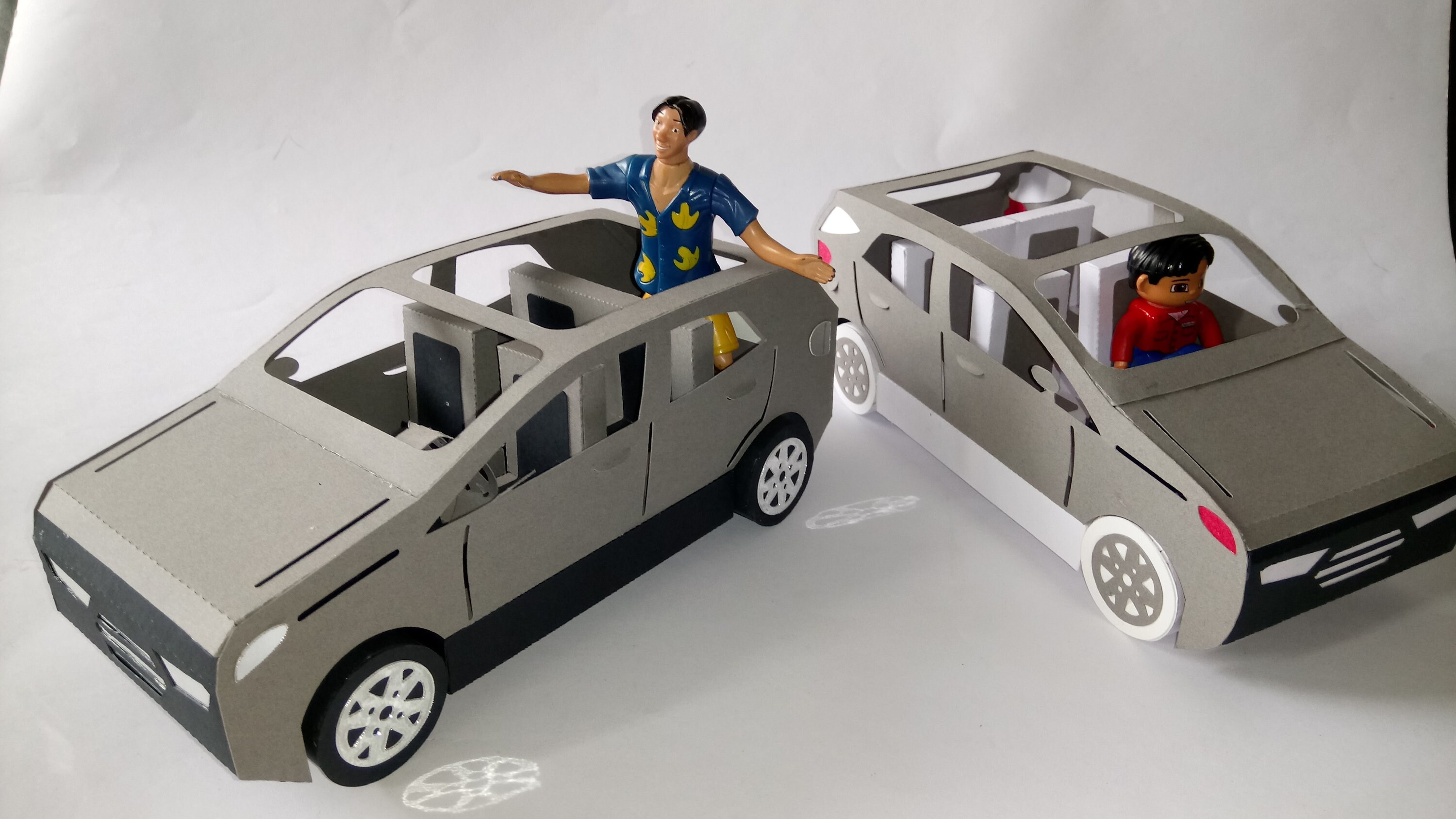 3d Car Model DIY Van 3D Car Svg Car Digital Template | Etsy