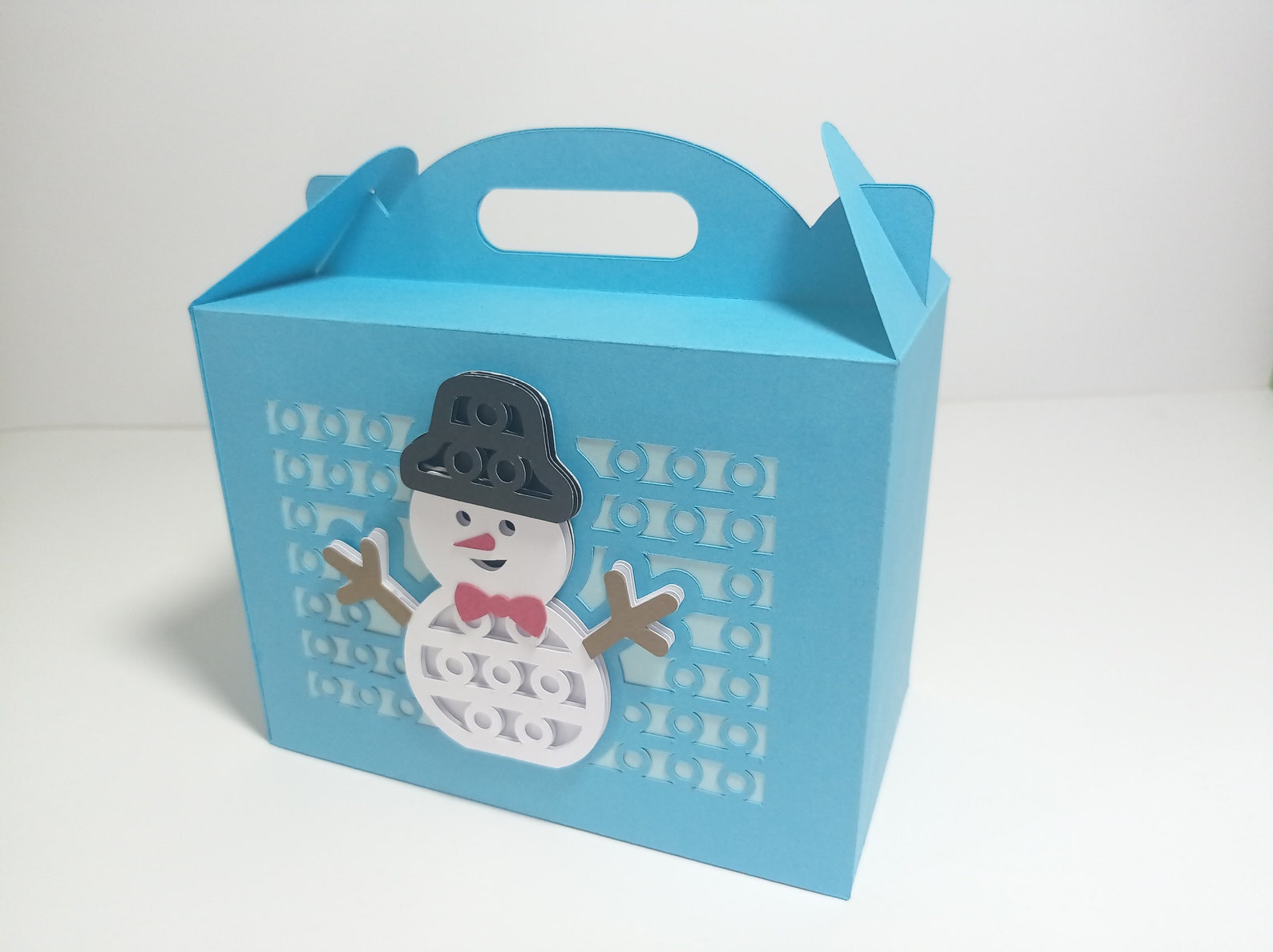 SVG Gable Favor Box Snowman Pop up Box Svg Cut Files Candy - Etsy
