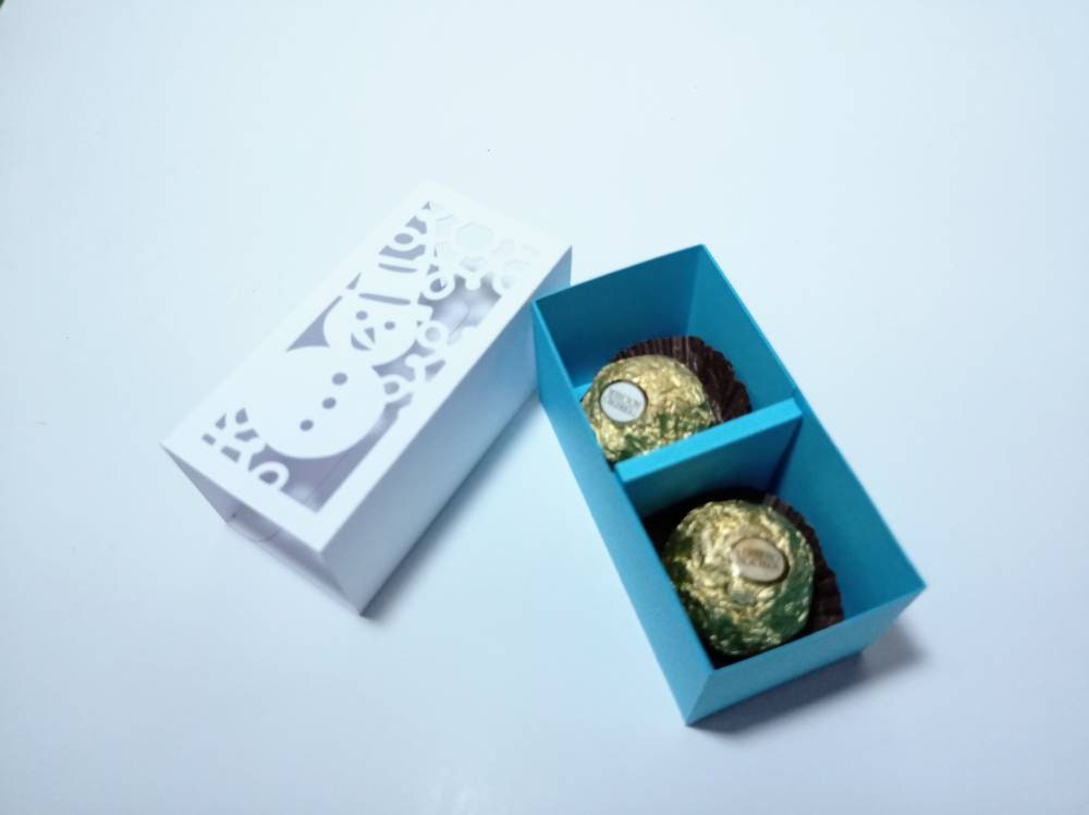 SVG Christmas Chocolate Gift Box Mini Candy Box Svg Cut Files - Etsy