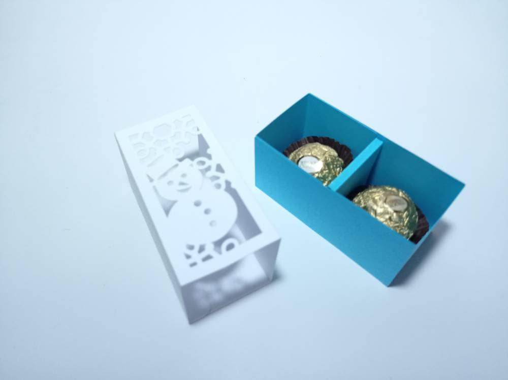 SVG Christmas Chocolate Gift Box Mini Candy Box Svg Cut Files - Etsy