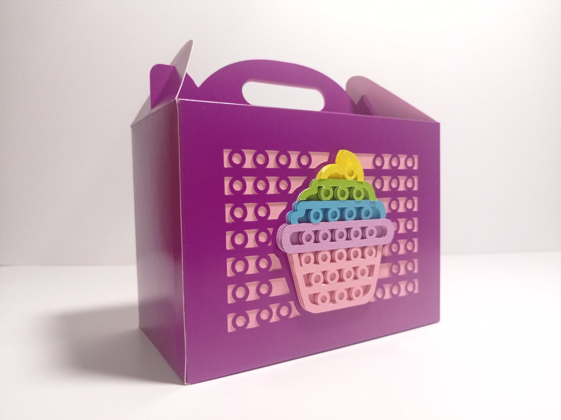 Svg Gable Favor Box Template Ice Cream Pop up DIY SVG Cutting - Etsy