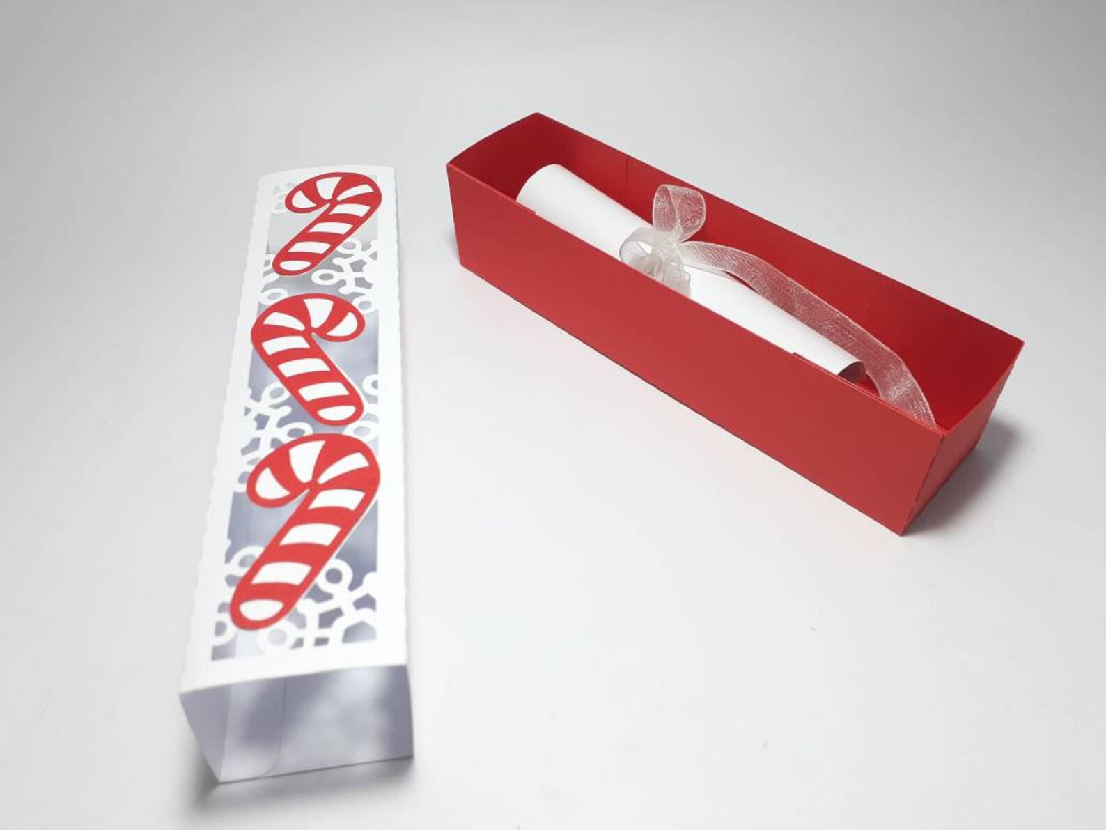 SVG Candy Cane Chocolate Gift Box Svg Cut Files Candy Holder Cricut ...