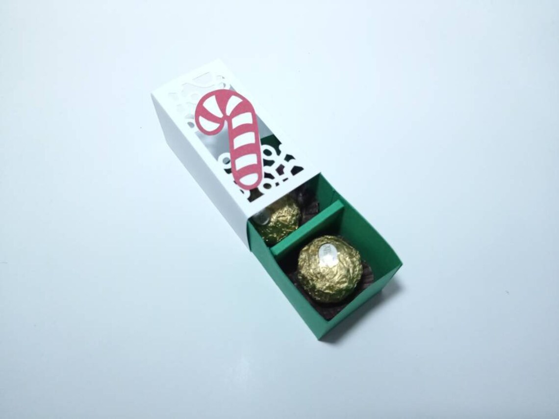 SVG Christmas Chocolate Gift Box Svg Cut Files Candy Holder - Etsy