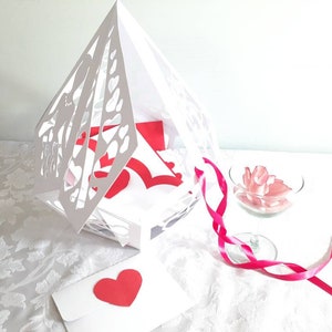 Sweet 16 Card Box Template SVG 16th Money Box Gift Card Box DIY Cricut ...