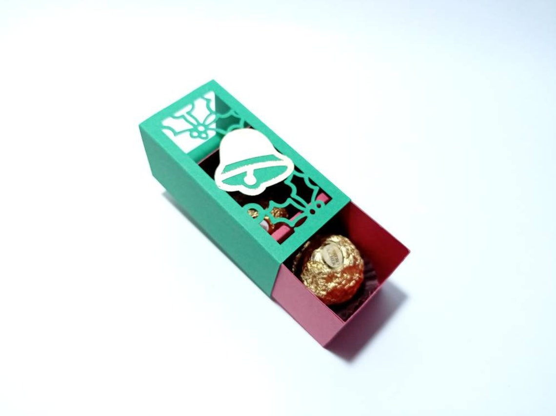 SVG Christmas Chocolate Gift Box Svg Cut Files Candy Holder - Etsy