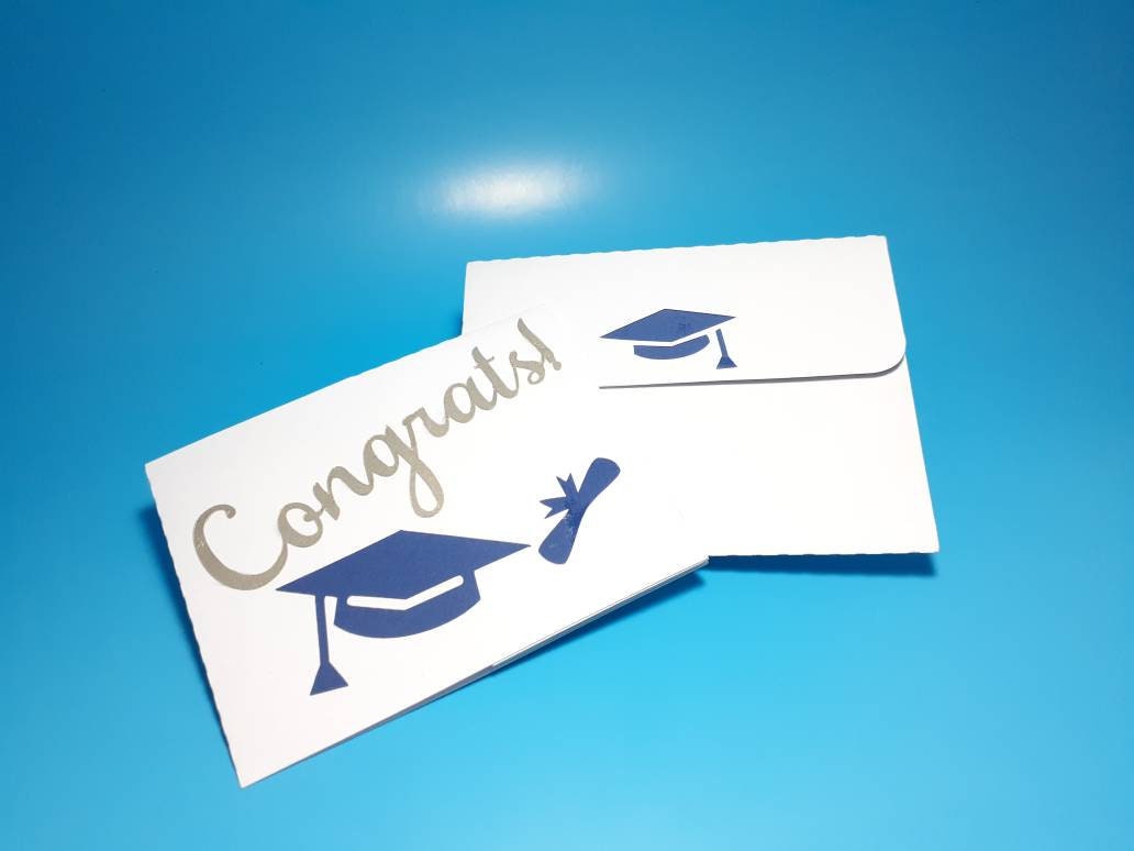 SVG Pop up Graduation Card Class of 2021 Template 3D Paper - Etsy