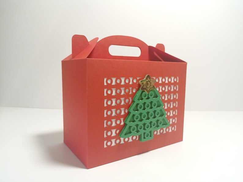 SVG Gable Favor Box Christmas Tree Pop up Box Svg Cut Files - Etsy