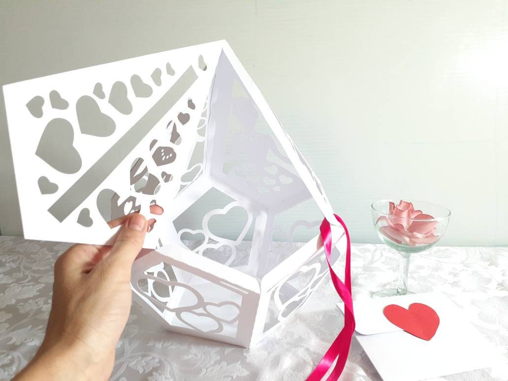 Sweet Eigthteen Box Template SVG 18th Money Box Gift Card Box | Etsy