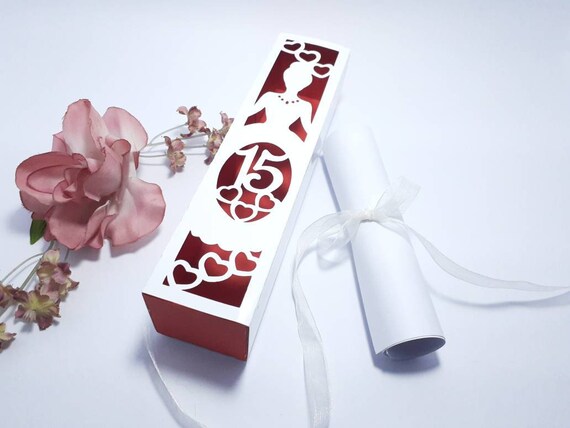 Quinceanera Box Invitations