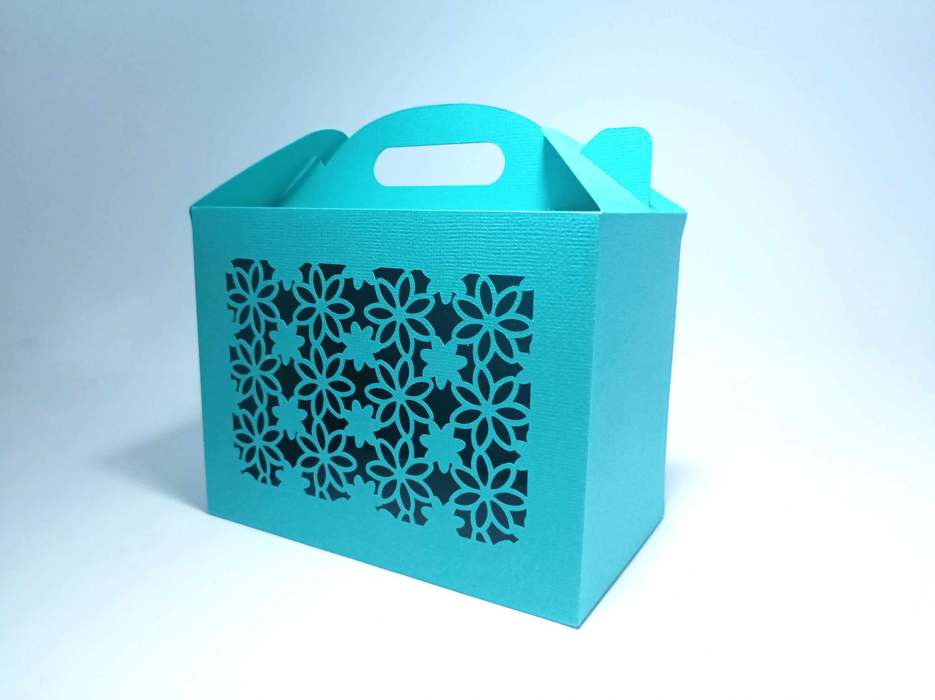 Svg Gable Box Flowers DIY Cutting File Svg Cricut Silohuette - Etsy