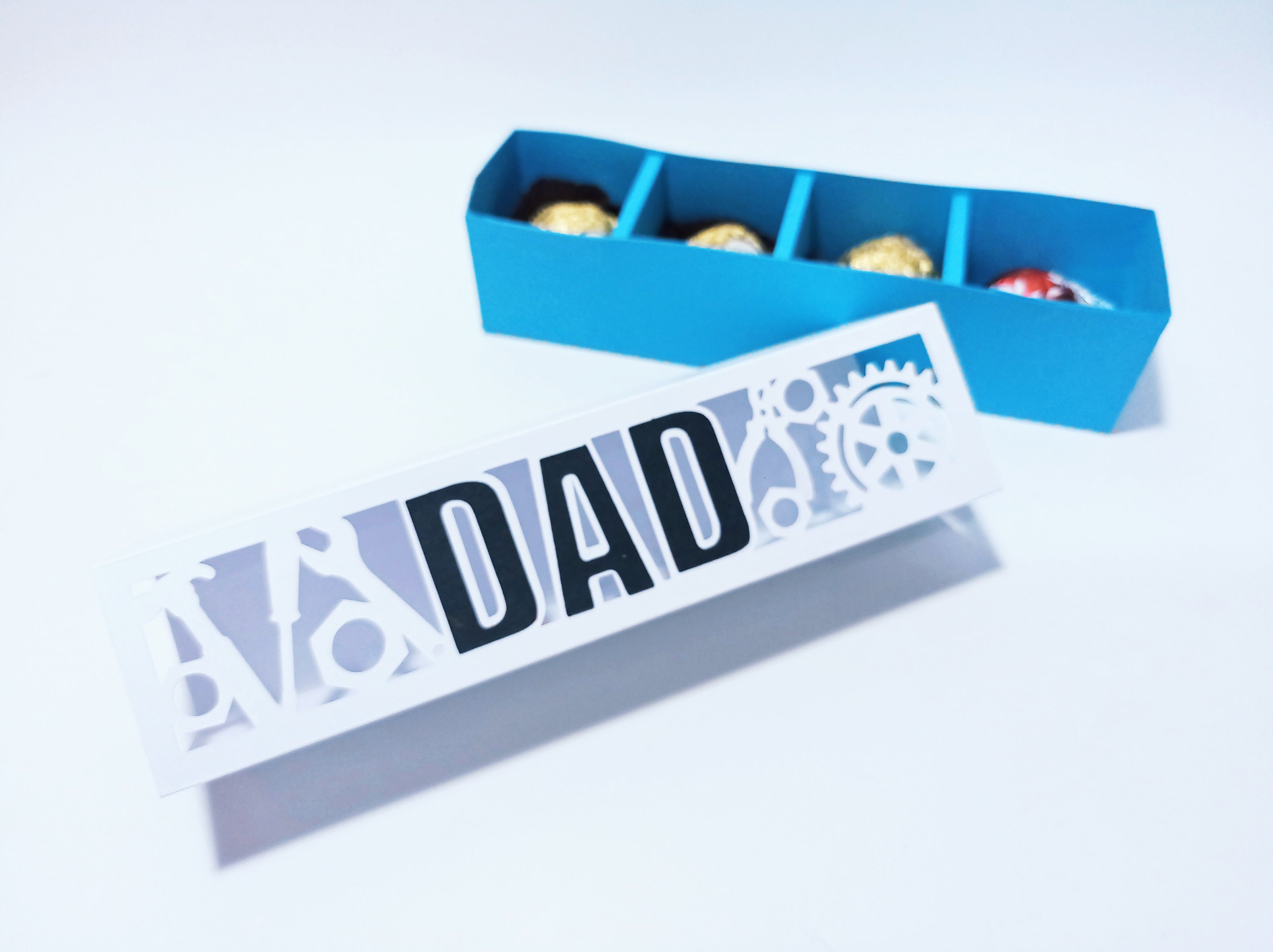 SVG Cut File Fathers Day Gift Box Candy Holder Cut File Cricut - Etsy