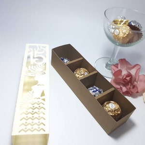 SVG Cut File Chocolate Gift Box 15th Charro Svg Mexican Party Candy ...