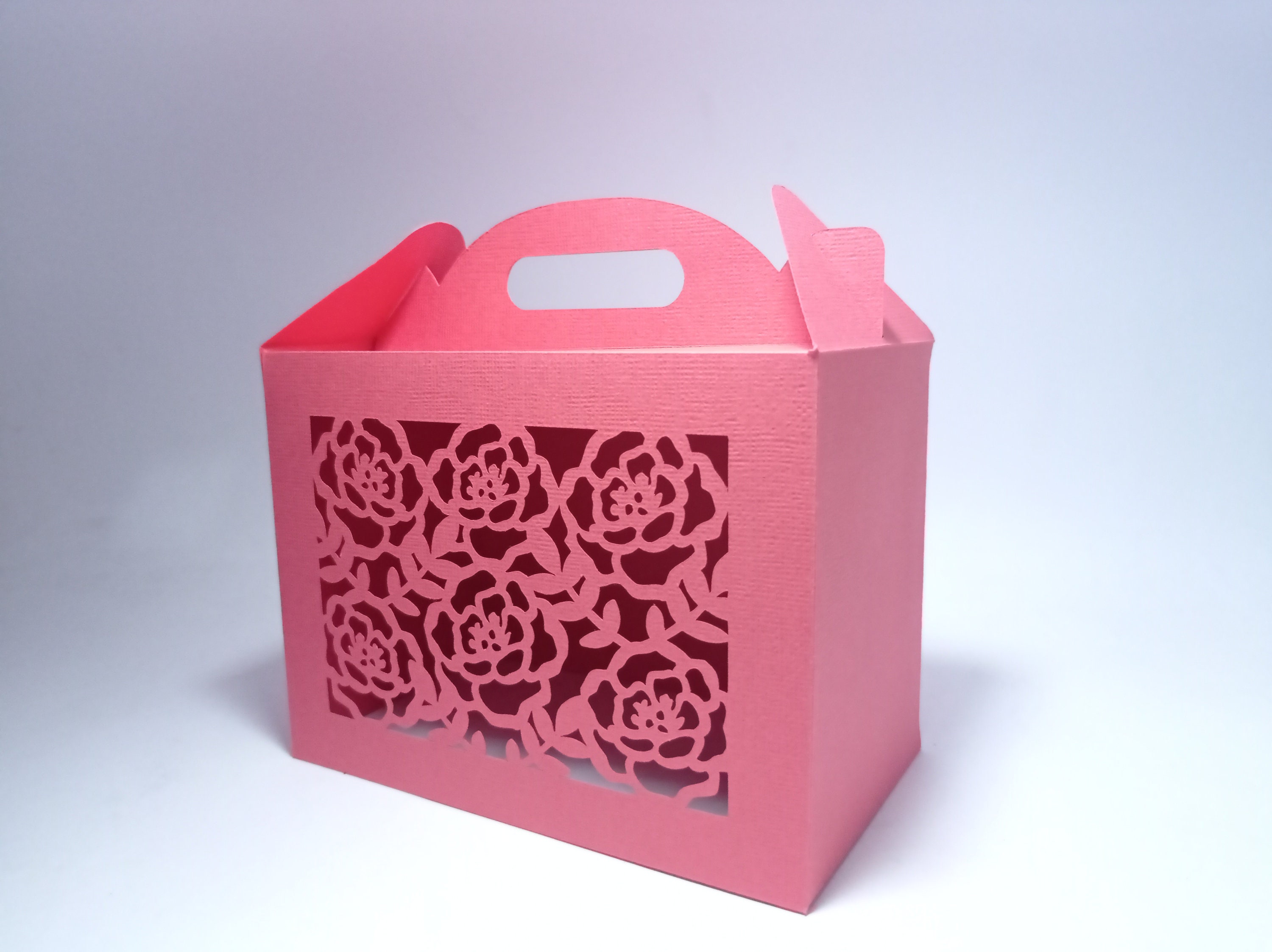 SVG Gable Box Rose DIY Cutting File Svg Cricut Silohuette | Etsy