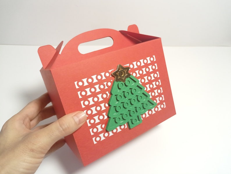 SVG Gable Favor Box Christmas Tree Pop up Box Svg Cut Files - Etsy