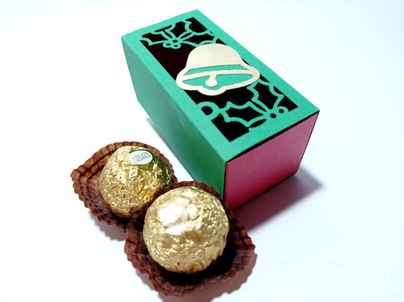 SVG Christmas Chocolate Gift Box Svg Cut Files Candy Holder - Etsy