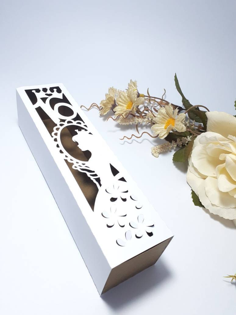 Sweet 16 Invitation Box SVG Template Party Favors Boxes Sweet | Etsy