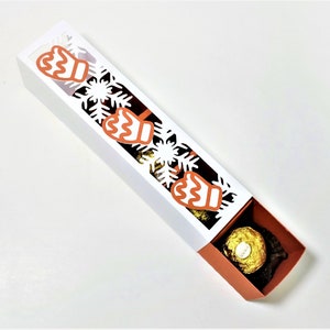 Set 8 SVG Christmas Chocolate Gift Box Svg Cut Files Candy Holder ...