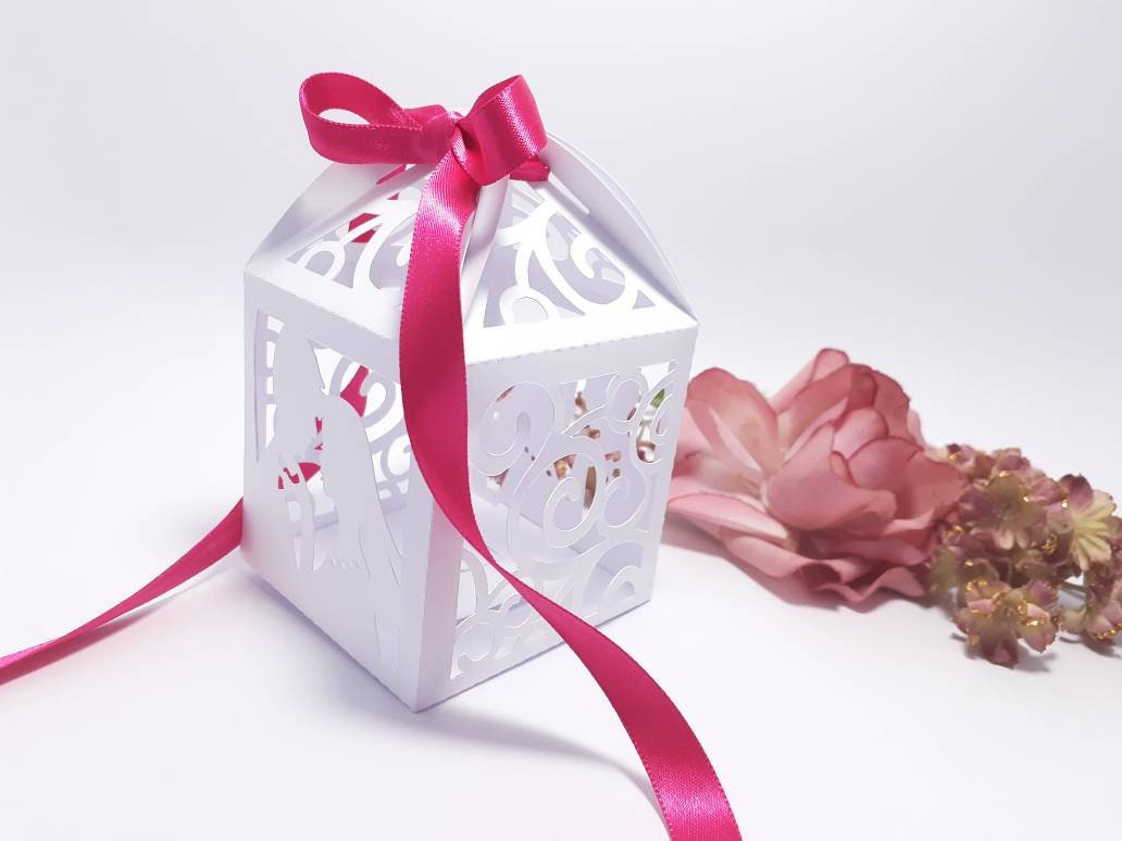 SVG Wedding Favor Box Bride and Groom Template Wedding Favor | Etsy UK