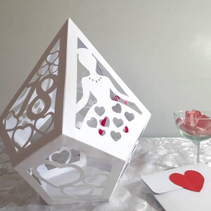 Sweet Eigthteen Box Template SVG 18th Money Box Gift Card Box DIY ...