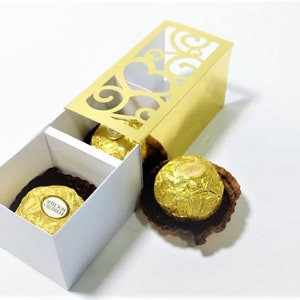 SVG Wedding Chocolate Gift Box Mini Candy Box Svg Cut Files Candy ...