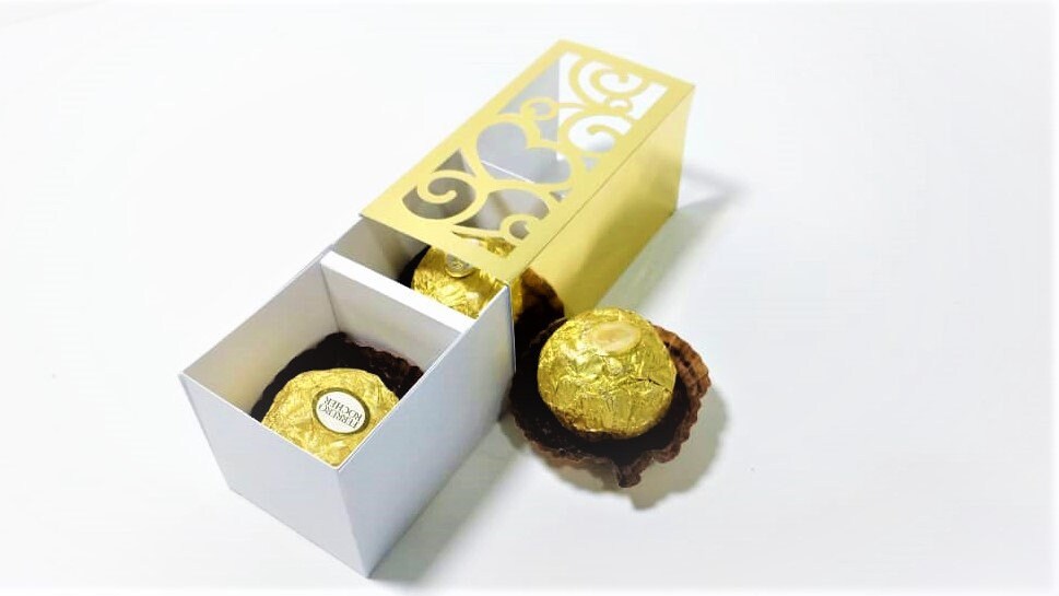 SVG Wedding Chocolate Gift Box Mini Candy Box Svg Cut Files - Etsy México