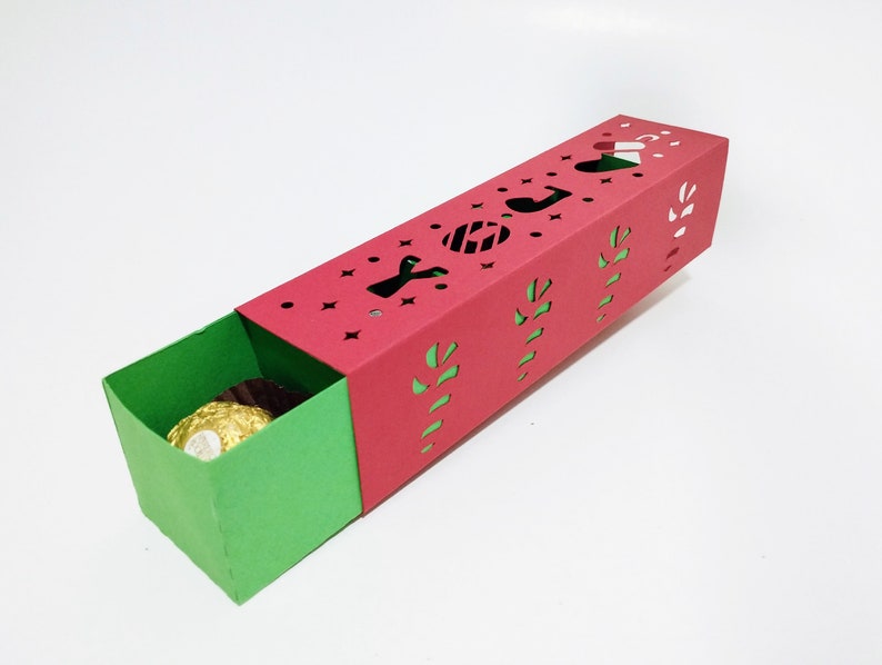 Set 8 SVG Christmas Chocolate Gift Box Svg Cut Files Candy - Etsy