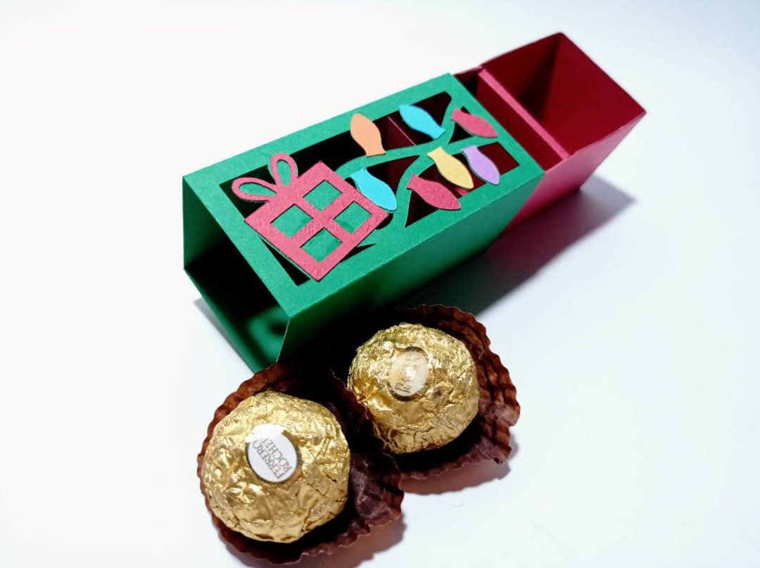 SVG Christmas Chocolate Gift Box Svg Cut Files Candy Holder Cricut ...
